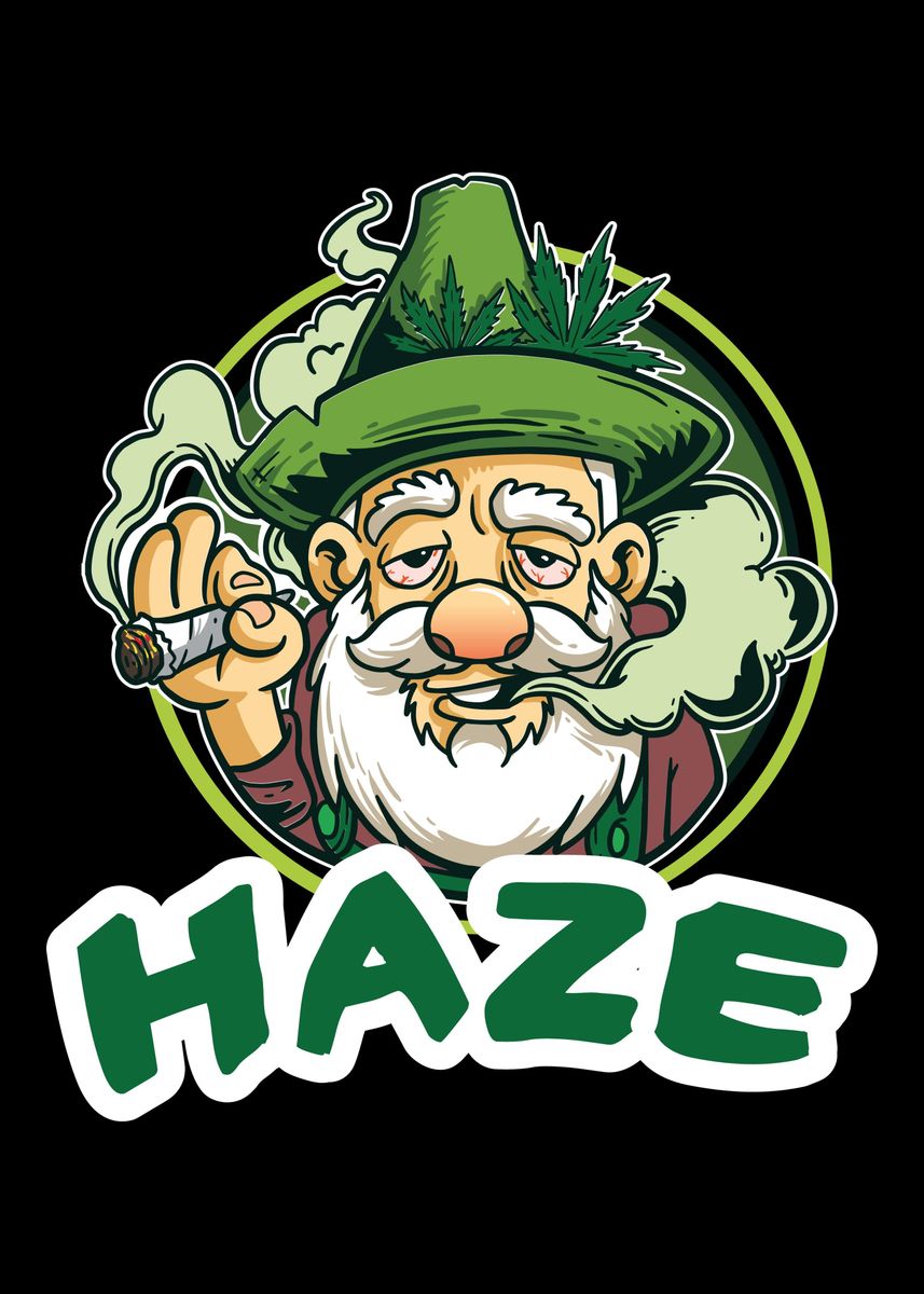 'Cannabis saying Weed Fa' Poster, picture, metal print, paint by ...