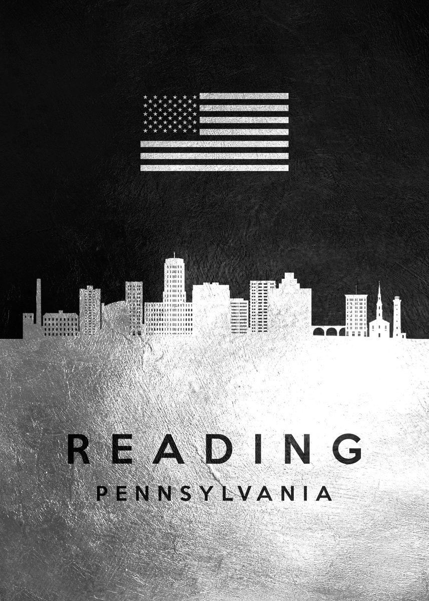 'Reading Pennsylvania' Poster, picture, metal print, paint by ...