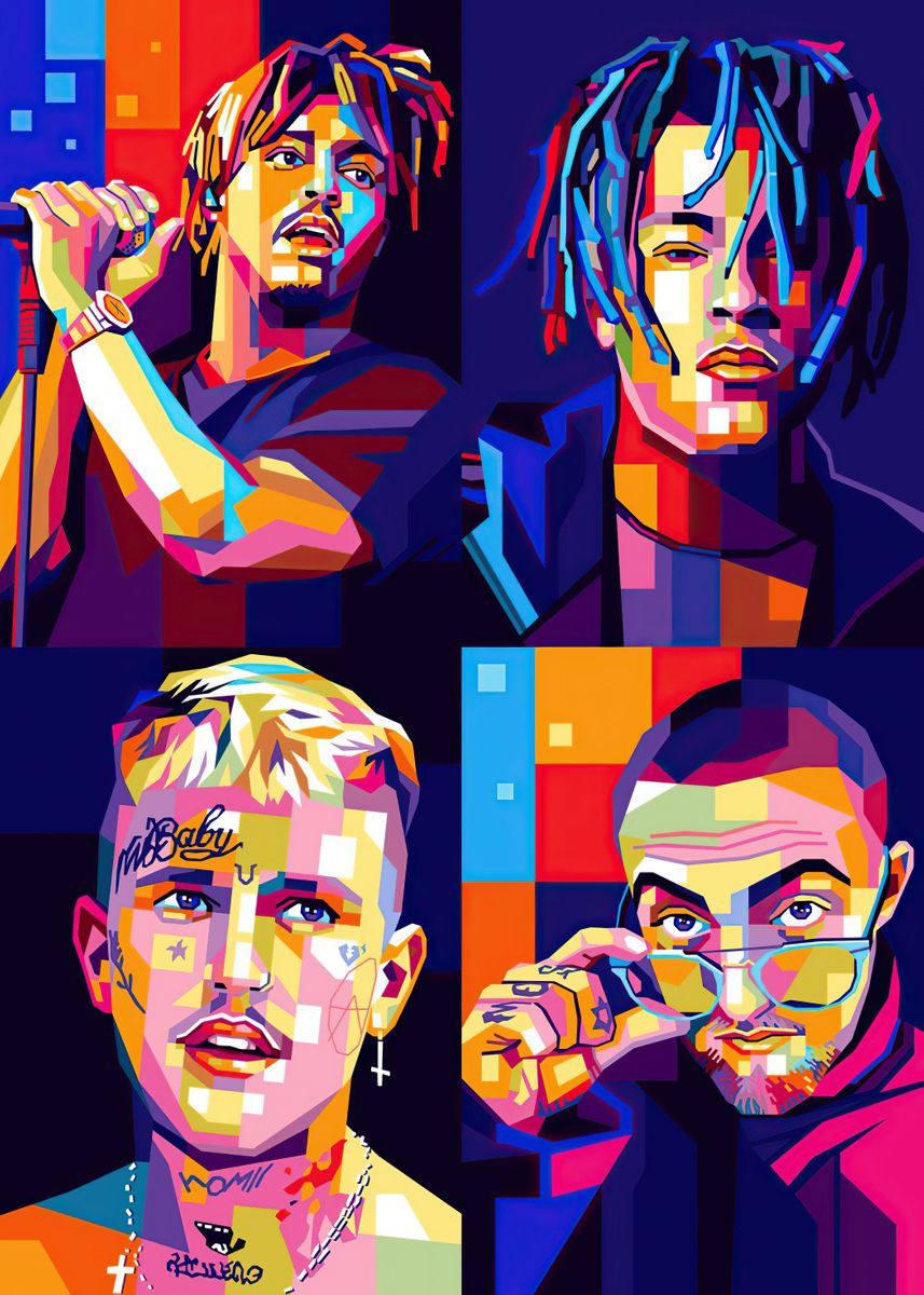 'Young Rapper' Poster, picture, metal print, paint by Javon Keebler ...