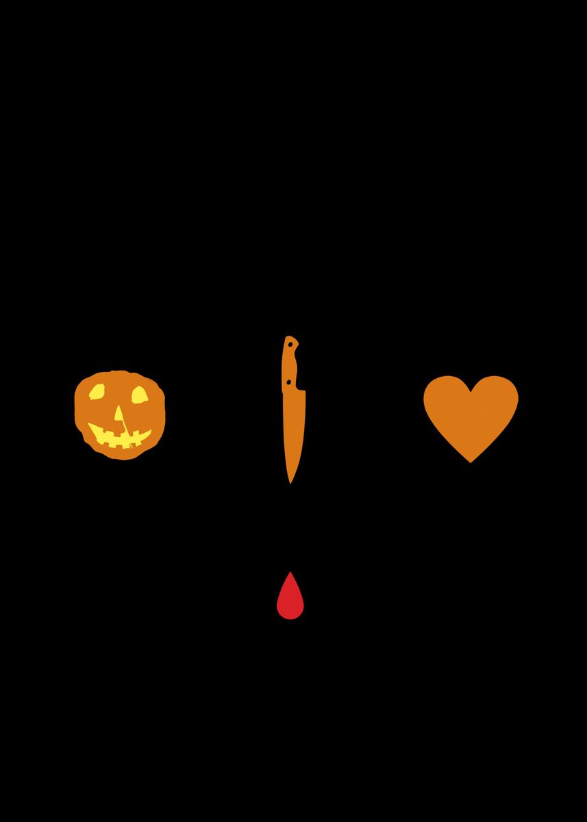 'HALLOWEEN ABSTRACT' Poster by CHAOS STUDIO | Displate