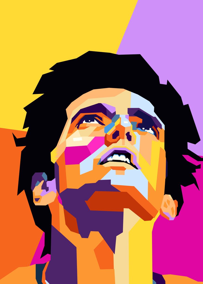 'ricardo kaka ' Poster, picture, metal print, paint by Ray Mason | Displate