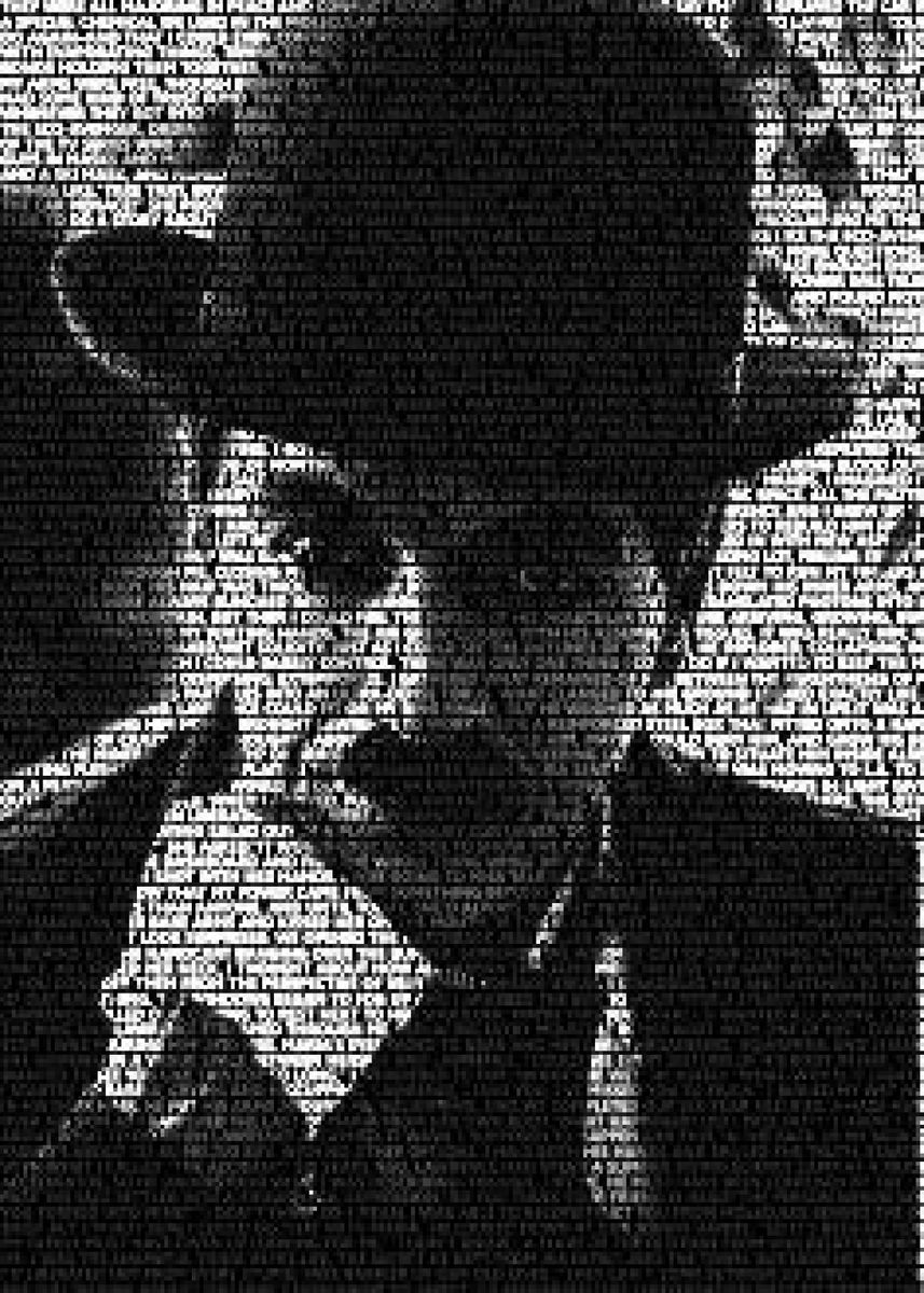 'charlie chaplin on text' Poster, picture, metal print, paint by ekana ...