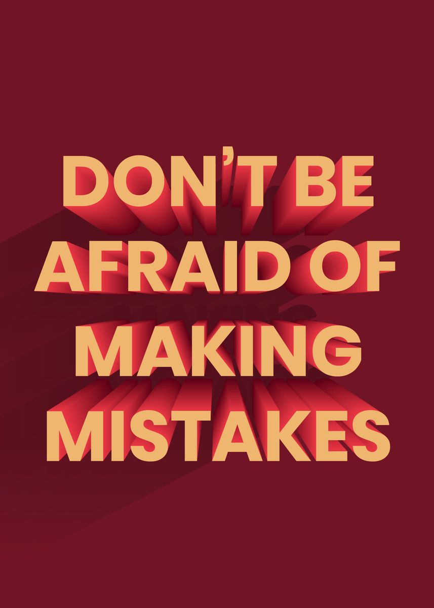 '3D Motivation Quote' Poster, picture, metal print, paint by Rizalul ...