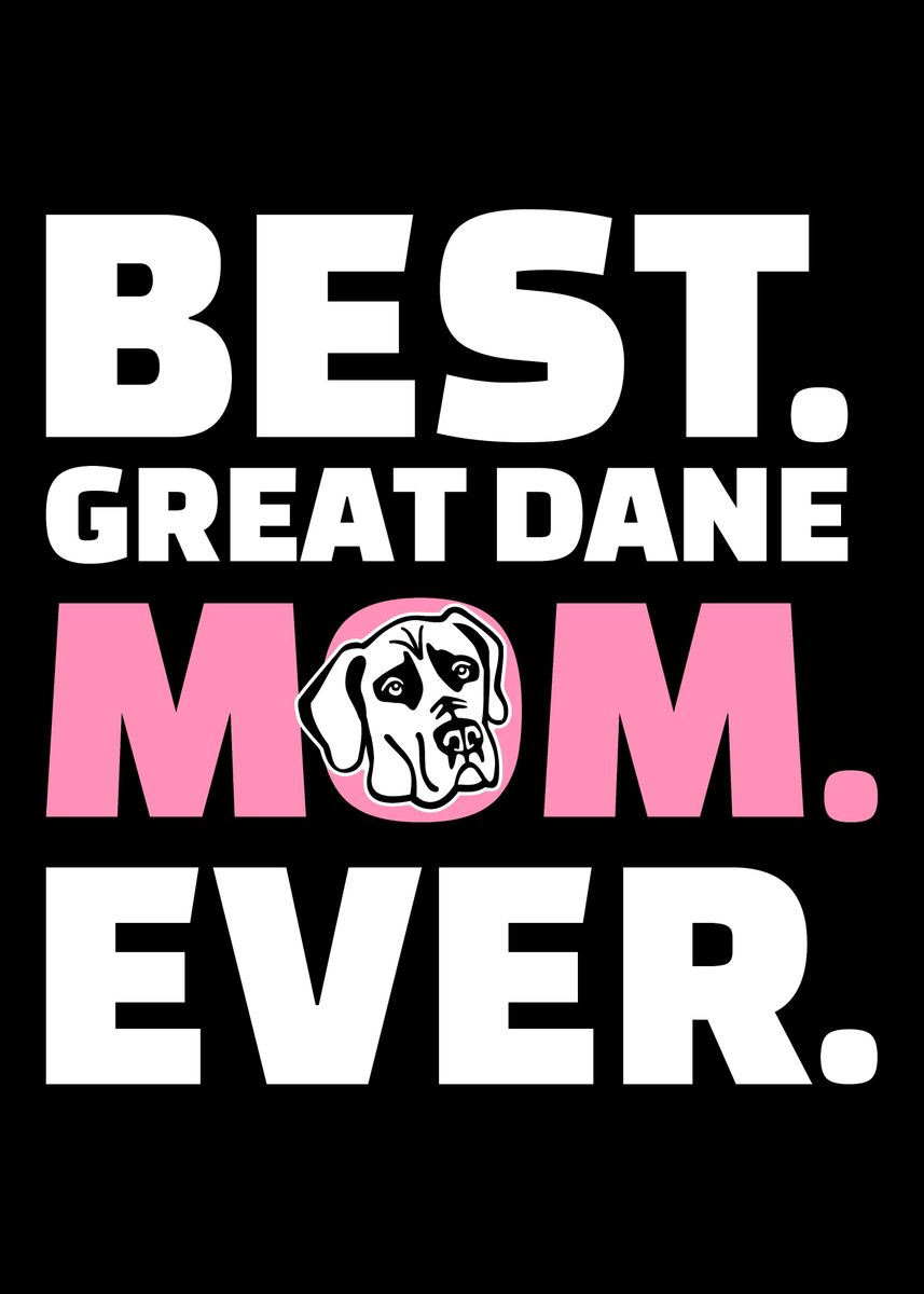 'Great Dane' Poster, picture, metal print, paint by Designzz | Displate