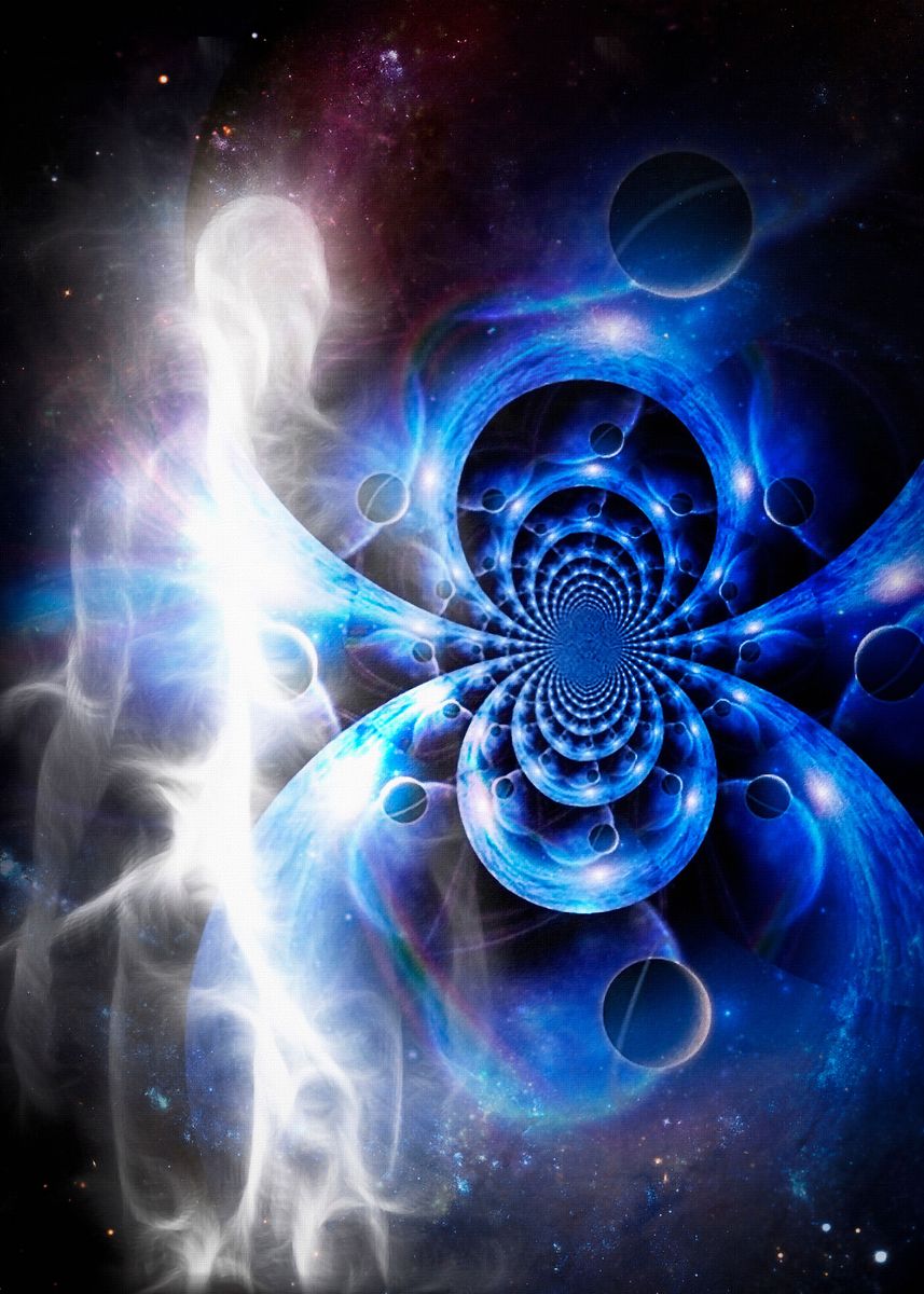 'Soul in space' Poster, picture, metal print, paint by Bruce Rolff ...