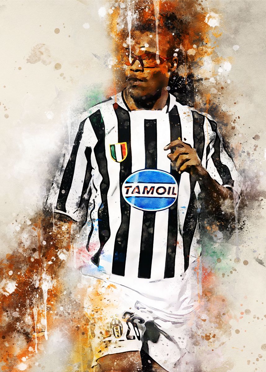 'Edgar Davids ' Poster, picture, metal print, paint by Murray Oren ...