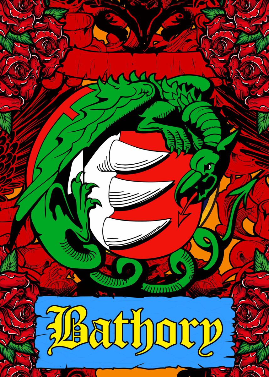 'ELIZABETH BATHORY SYMBOL' Poster, picture, metal print, paint by ...