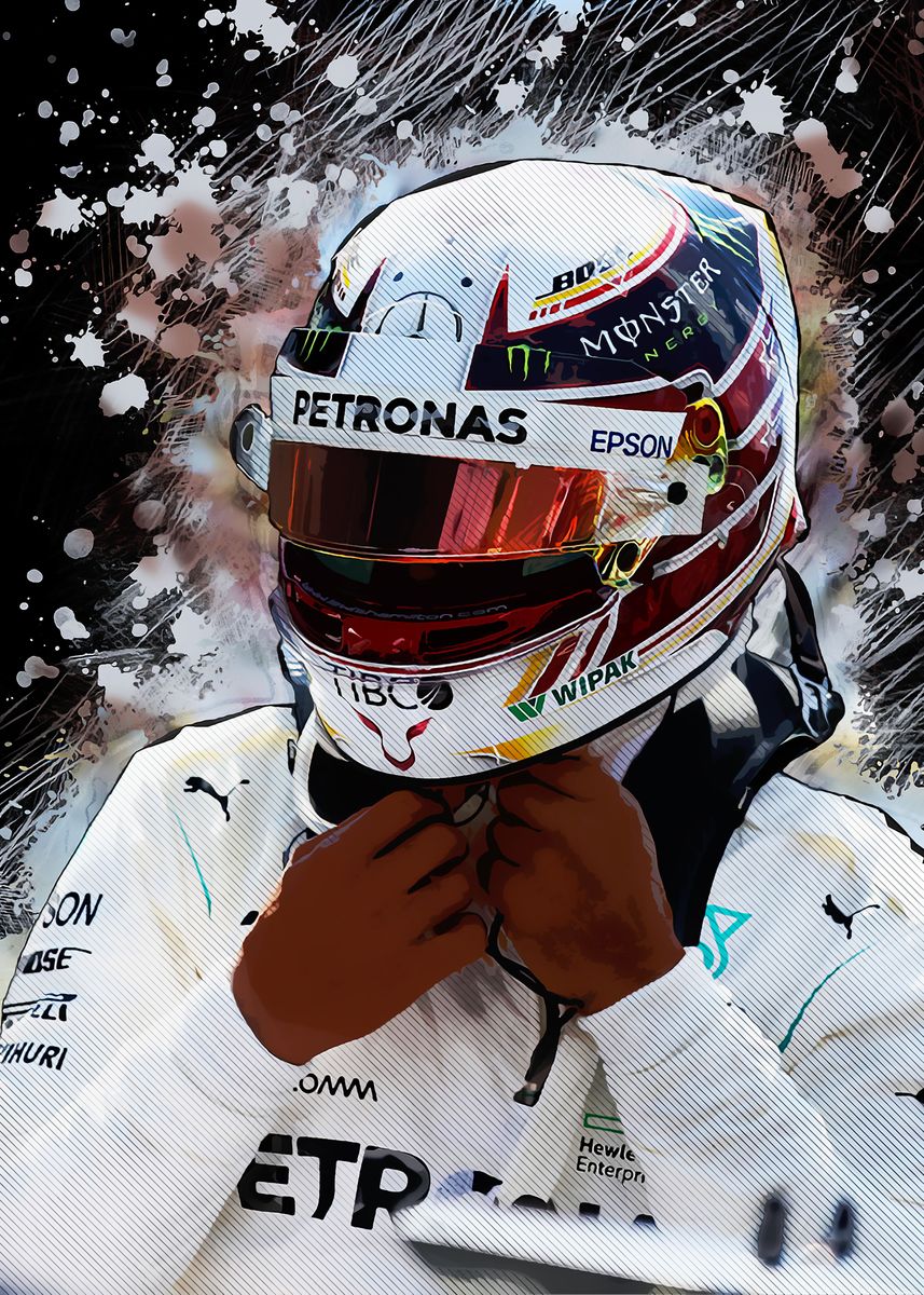 'Lewis Hamilton' Poster by PADA GROUP | Displate