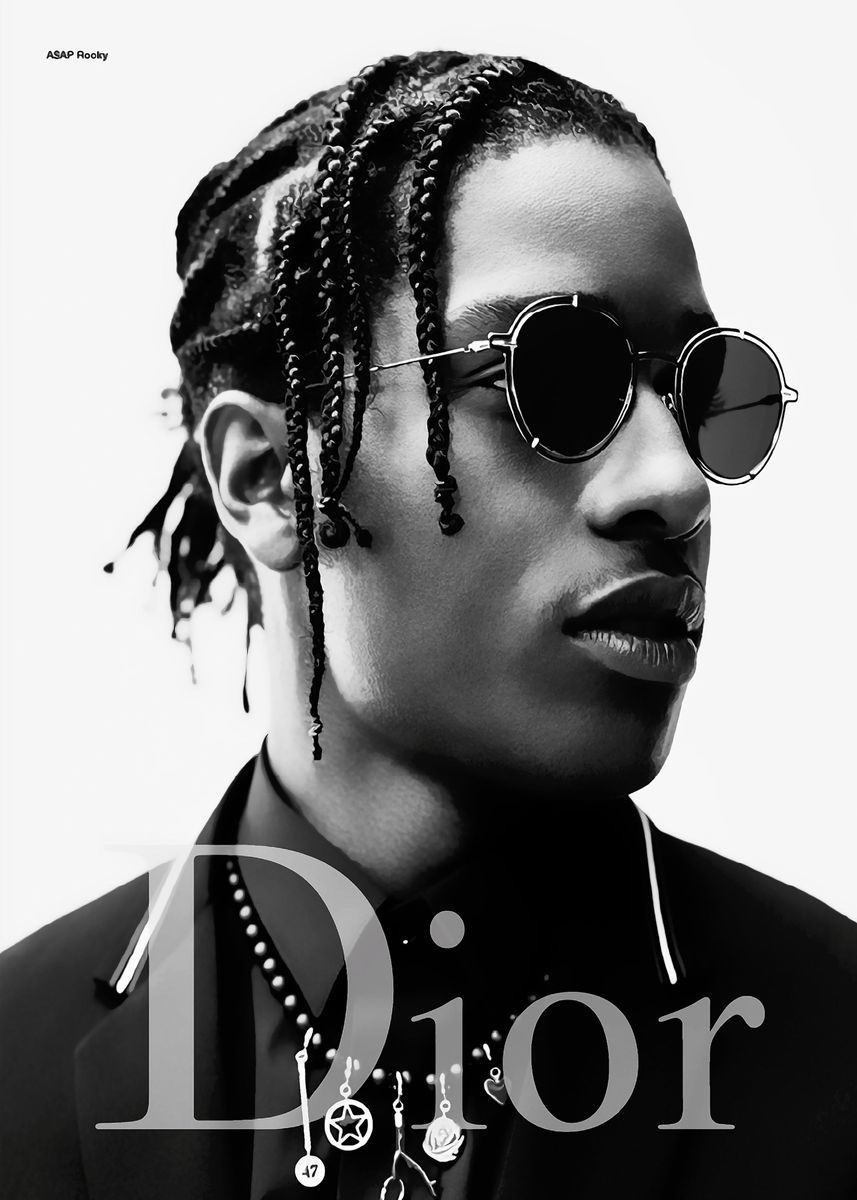 'ASAP Rocky' Poster, picture, metal print, paint by HANA STUDIO | Displate