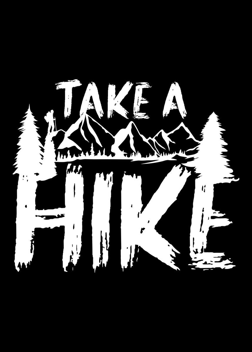 'hiking funny sloth camp' Poster by AaronBaron | Displate