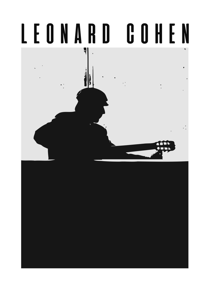 'Tribute to Leonard Cohen ' Poster, picture, metal print, paint by ...
