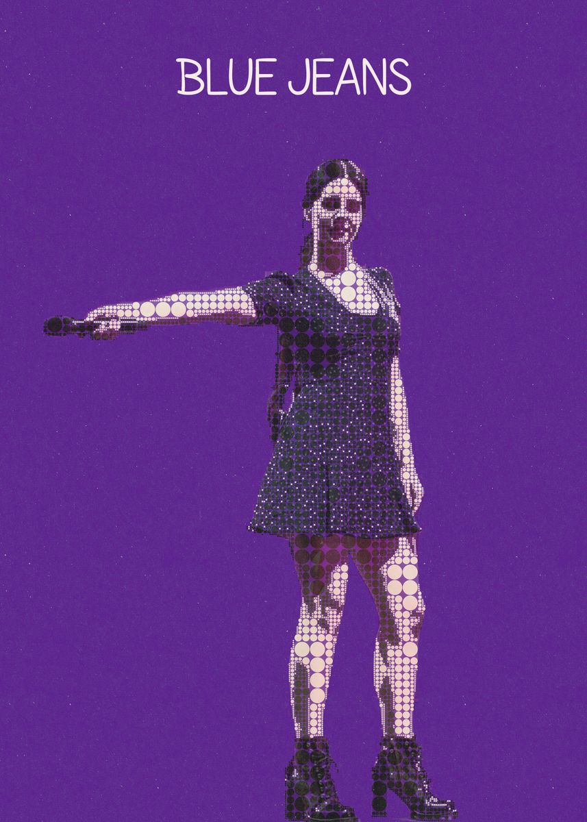 'Blue Jeans' Poster, picture, metal print, paint by The Poster | Displate