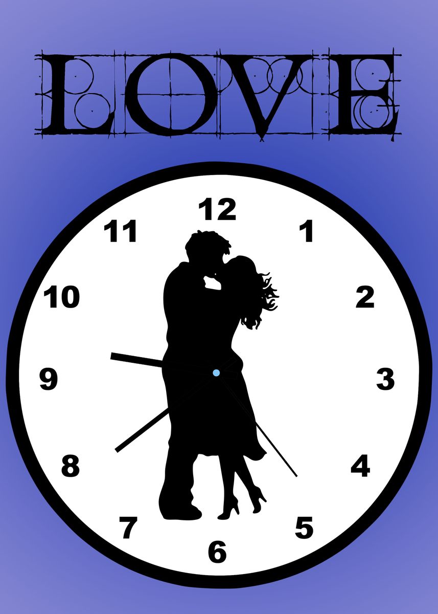 'The time that offers love' Poster by NicolaStudio | Displate