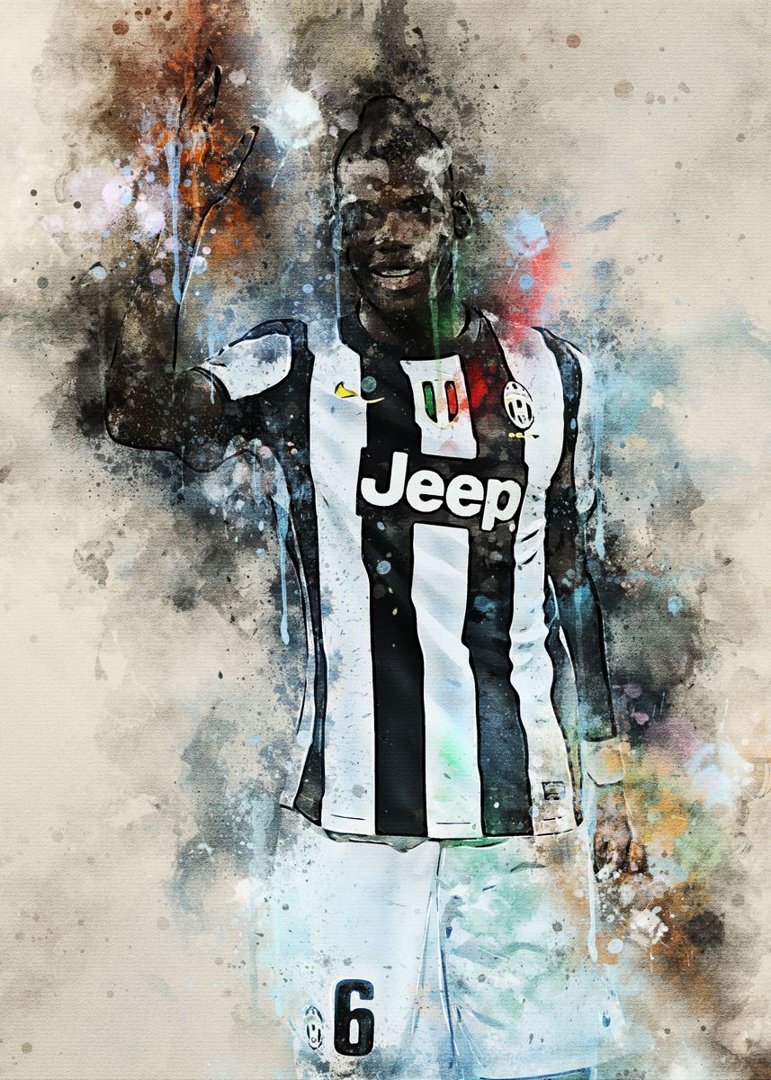 'Paul Pogba' Poster, picture, metal print, paint by Morgan Moorhead ...