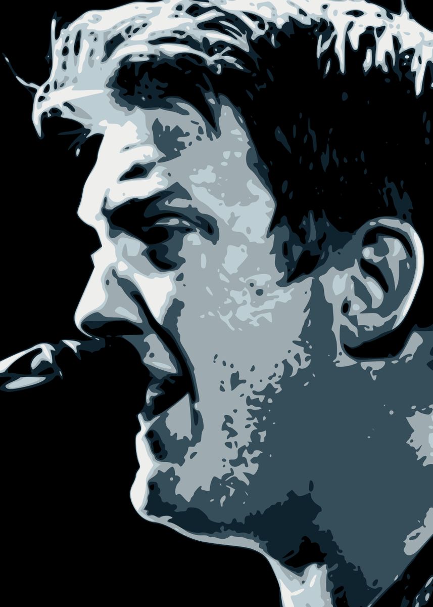 'Josh Homme' Poster, picture, metal print, paint by Josh B | Displate