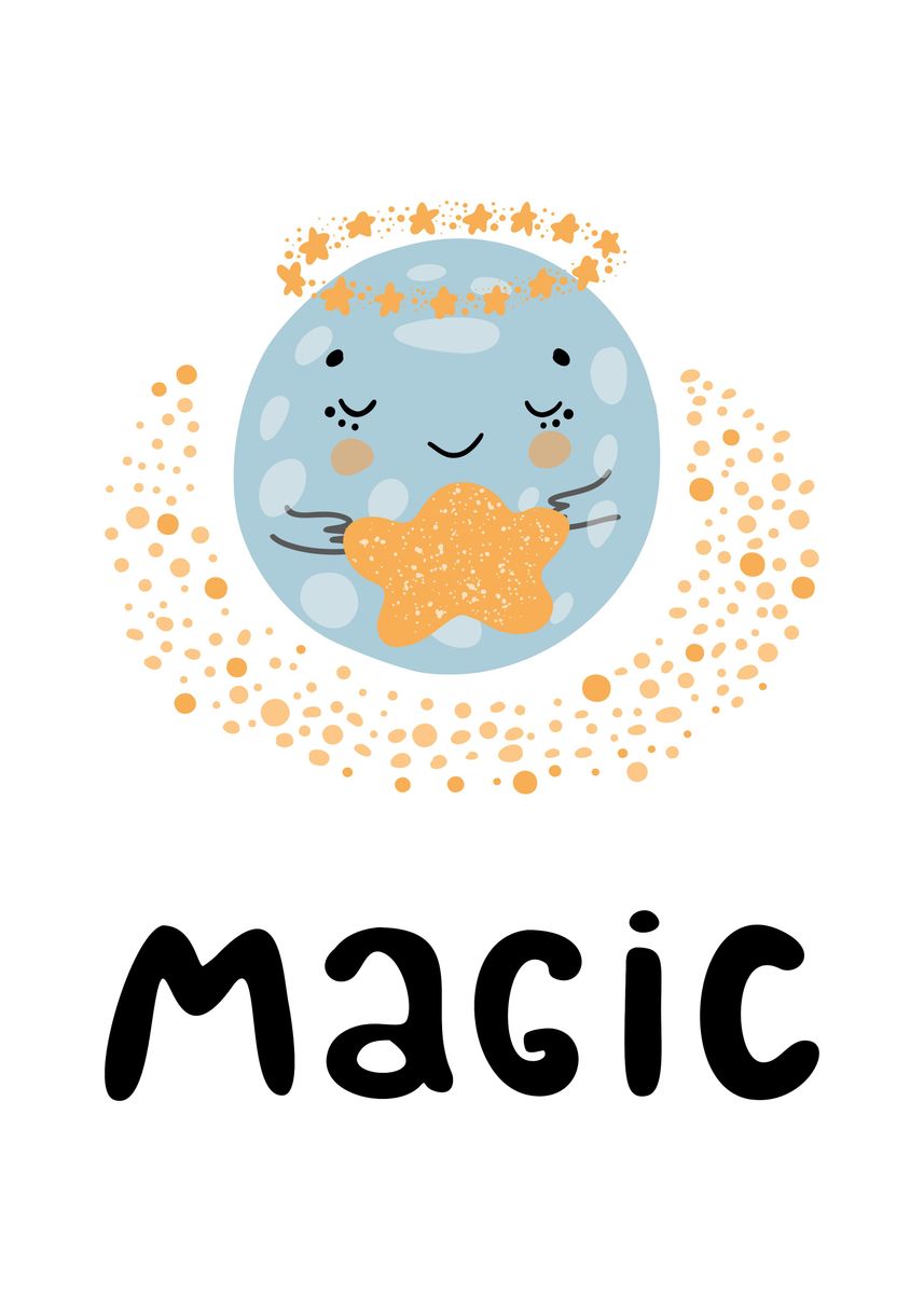 'Magic' Poster, picture, metal print, paint by Juliana RW | Displate