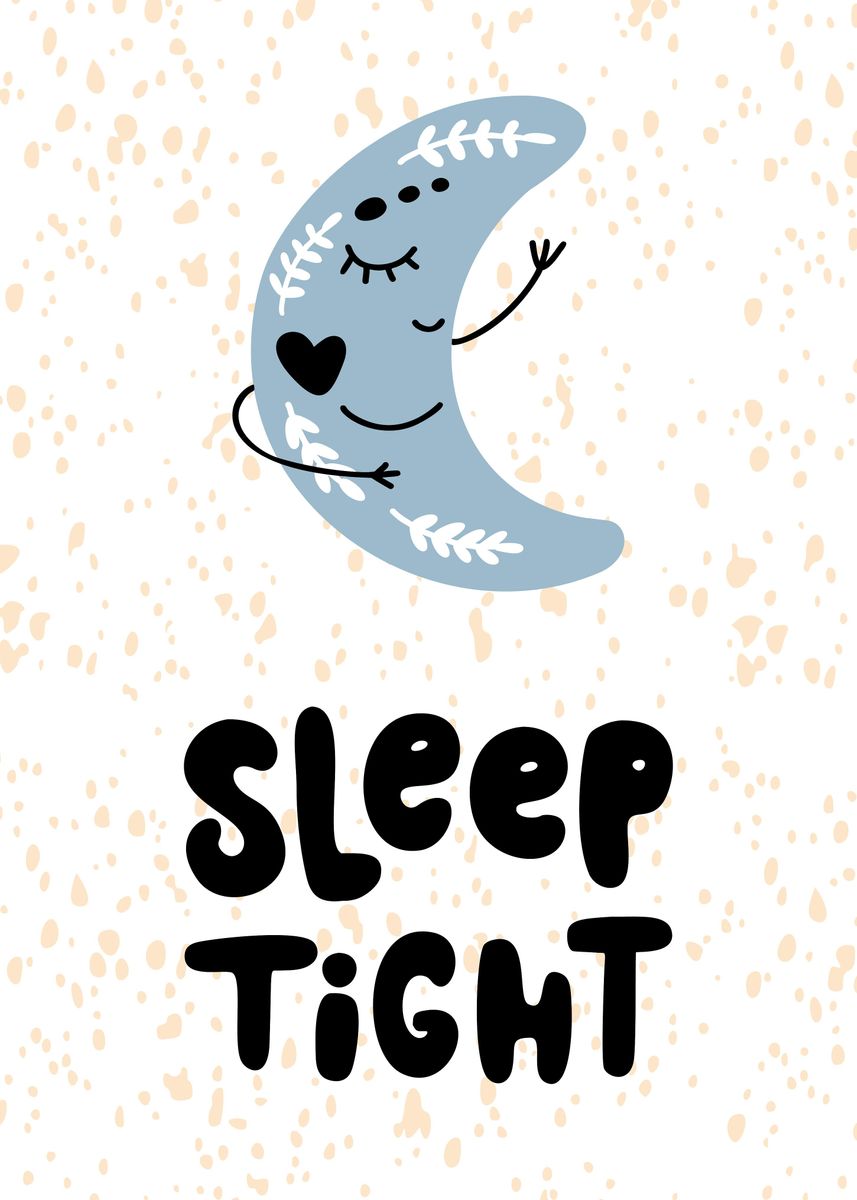 'Sleep tight' Poster, picture, metal print, paint by Juliana RW | Displate