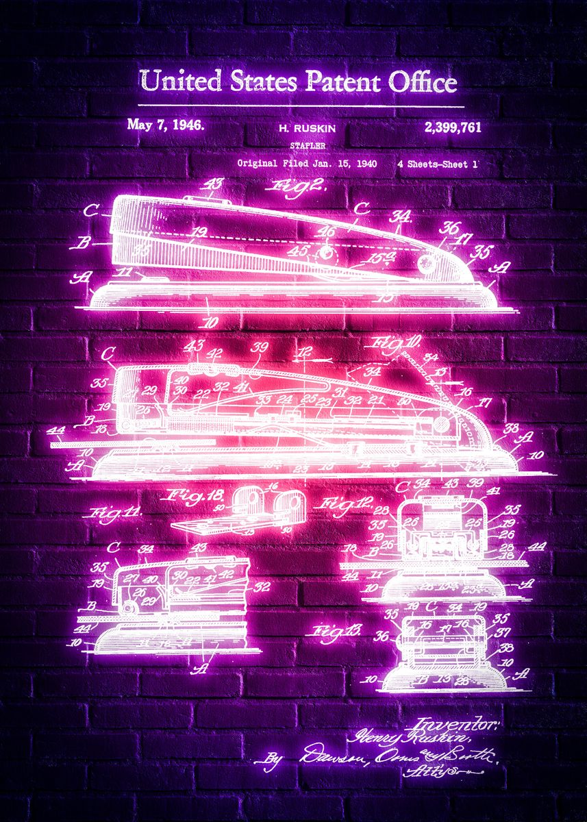 ' Stapler' Poster by PatriciaKlein | Displate