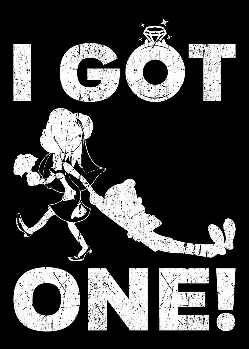 'I Got One' Poster, picture, metal print, paint by Cooldruck | Displate