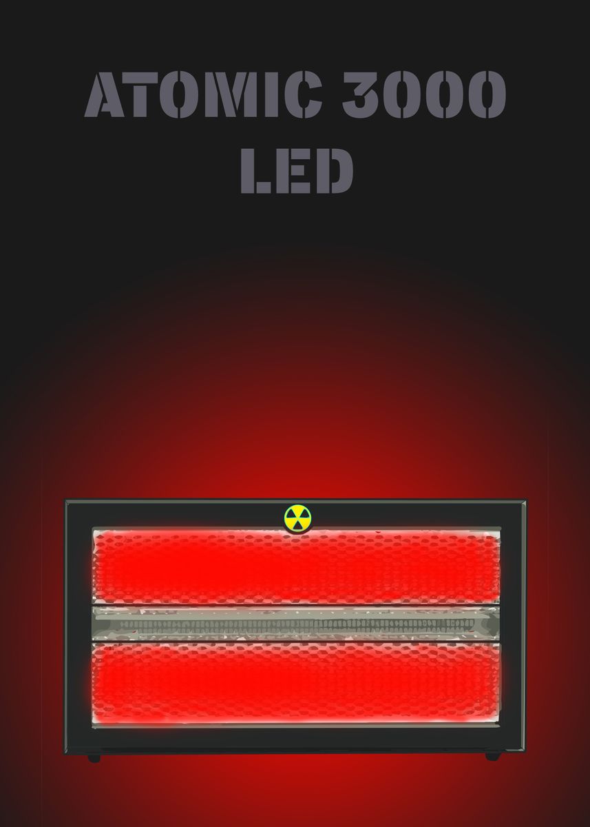 'Atomic 3000 LED' Poster, picture, metal print, paint by Ryan Kasko ...