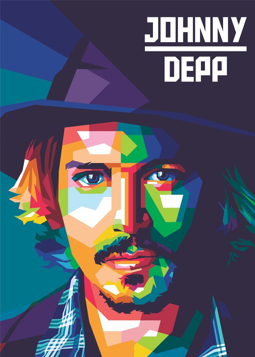'JOHNNY DEPP' Poster by Muhamad Fauzan Fauzi | Displate