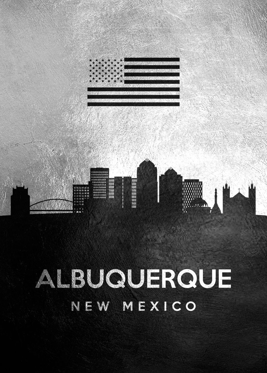 'Albuquerque New Mexico' Poster, picture, metal print, paint by ...