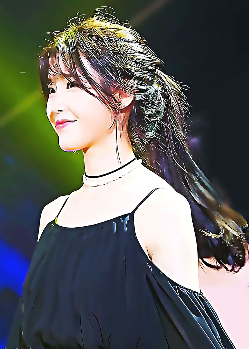 'iu smile poster' Poster, picture, metal print, paint by Haruka Studio ...