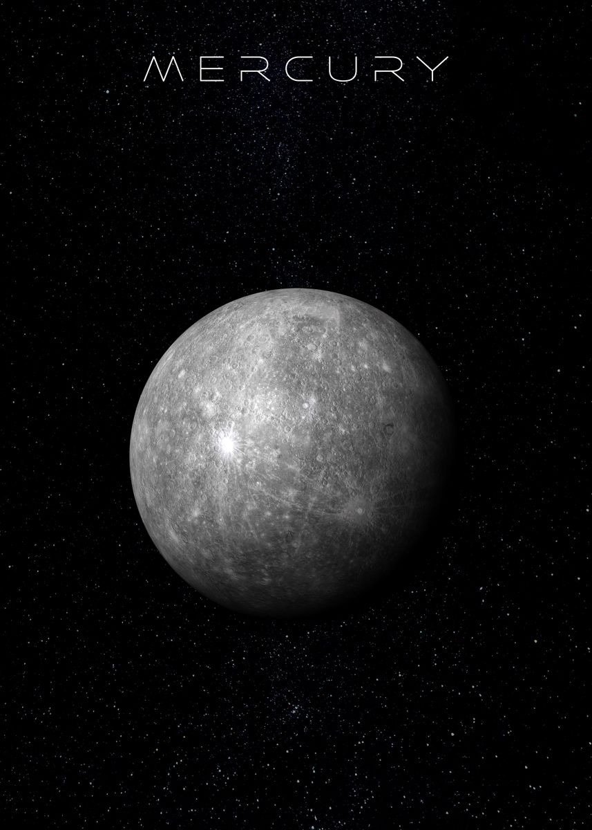 'Mercury' Poster by MyDigitalMind | Displate