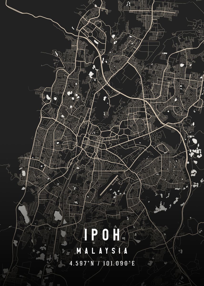 'Ipoh Malaysia' Poster, picture, metal print, paint by Five Senses Art ...