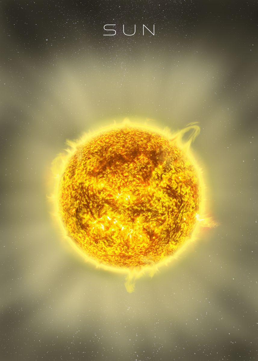 'Sun' Poster by MyDigitalMind | Displate