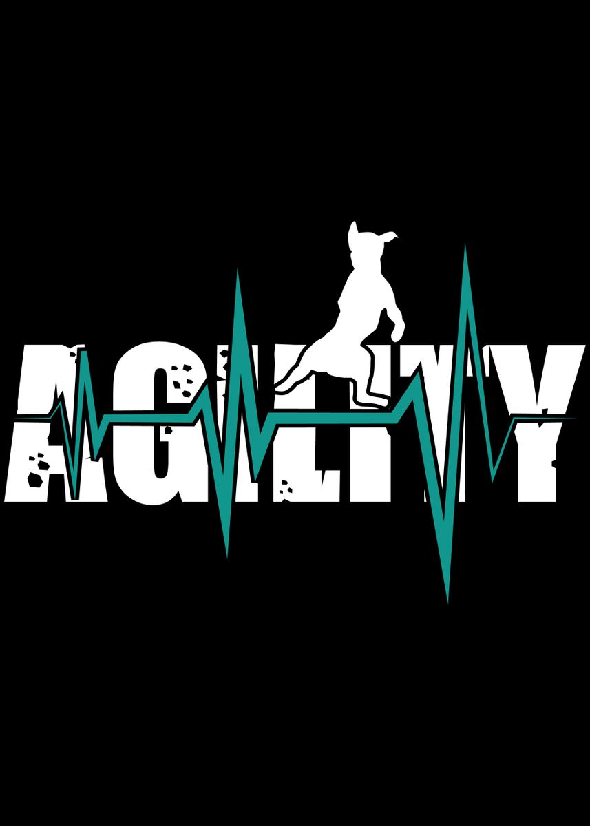 'Agility Dogs Agility' Poster by ZS C O M M E R C E | Displate