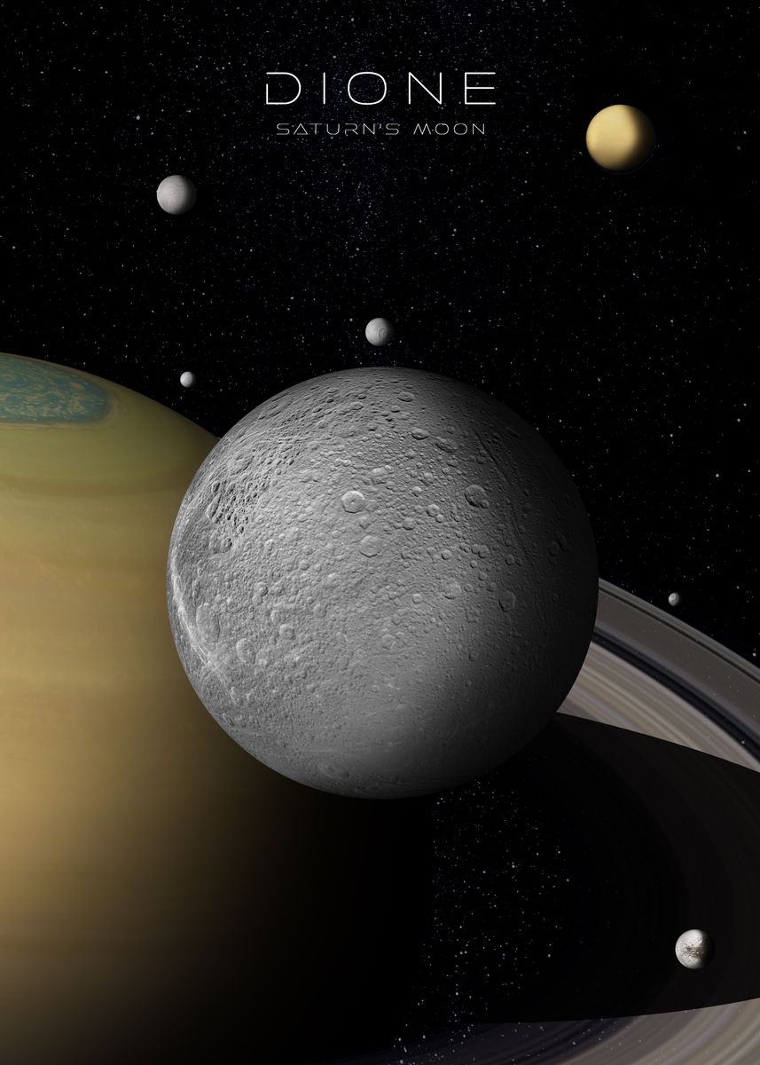 'Dione' Poster, picture, metal print, paint by MyDigitalMind | Displate