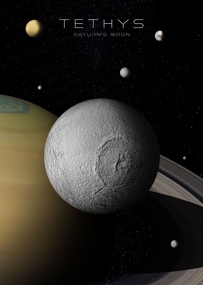 'Tethys' Poster, picture, metal print, paint by MyDigitalMind | Displate