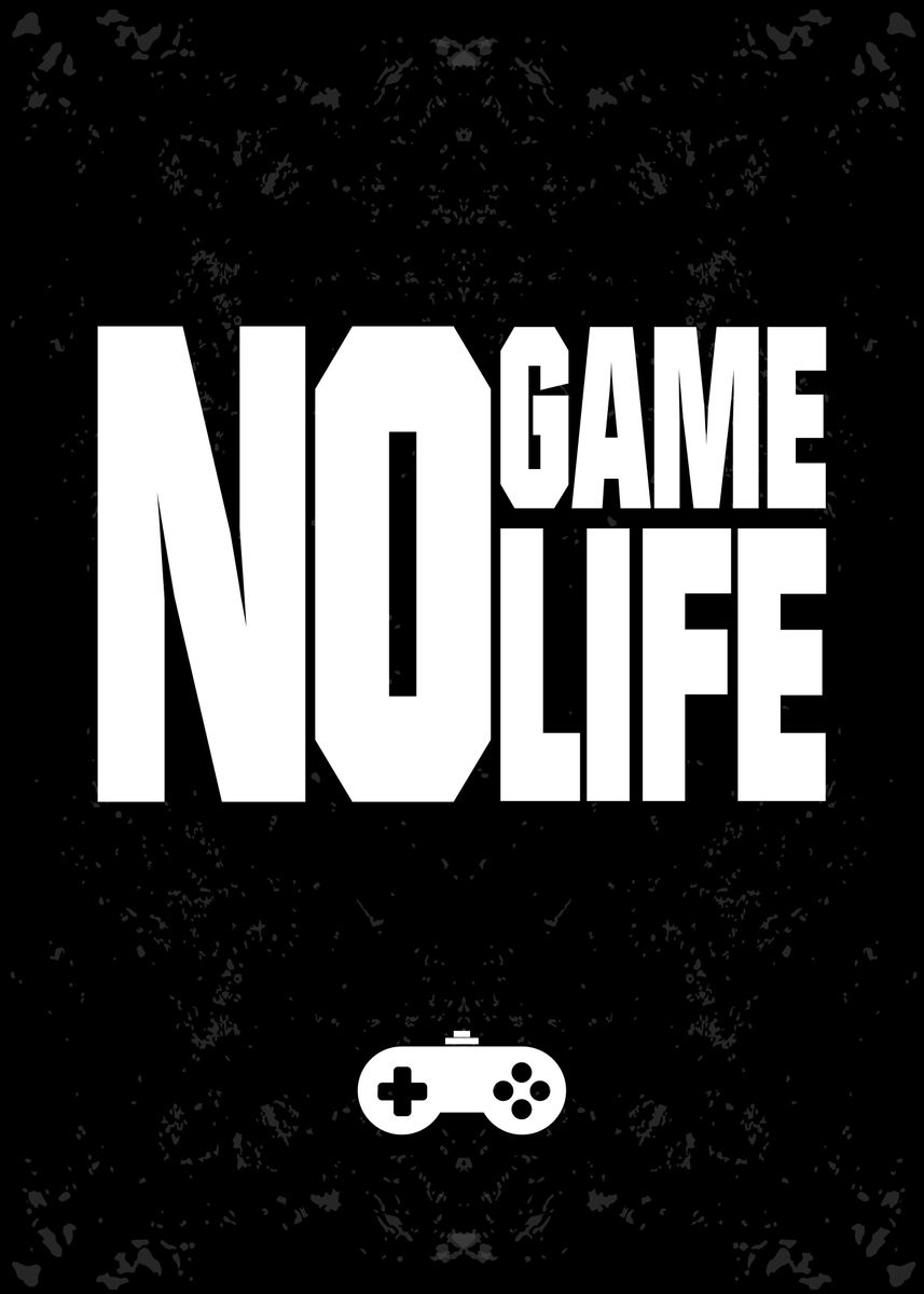'No game No life black ' Poster, picture, metal print, paint by ...
