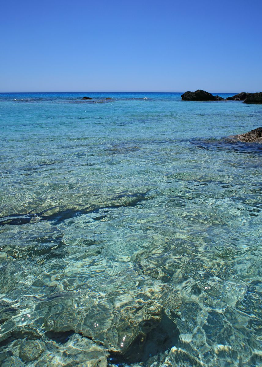 'Kedrodasos beach creta' Poster, picture, metal print, paint by ...