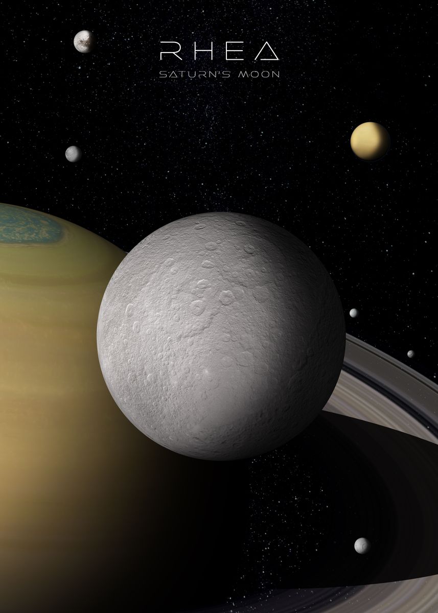 'Rhea' Poster, picture, metal print, paint by MyDigitalMind | Displate