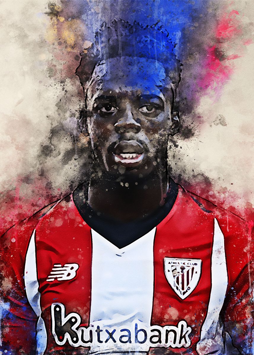 'Inaki Williams' Poster by Franklin Ruben | Displate