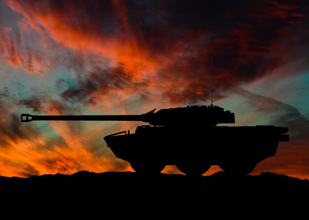 'Light military vehicle' Poster by filmbildfabrik | Displate