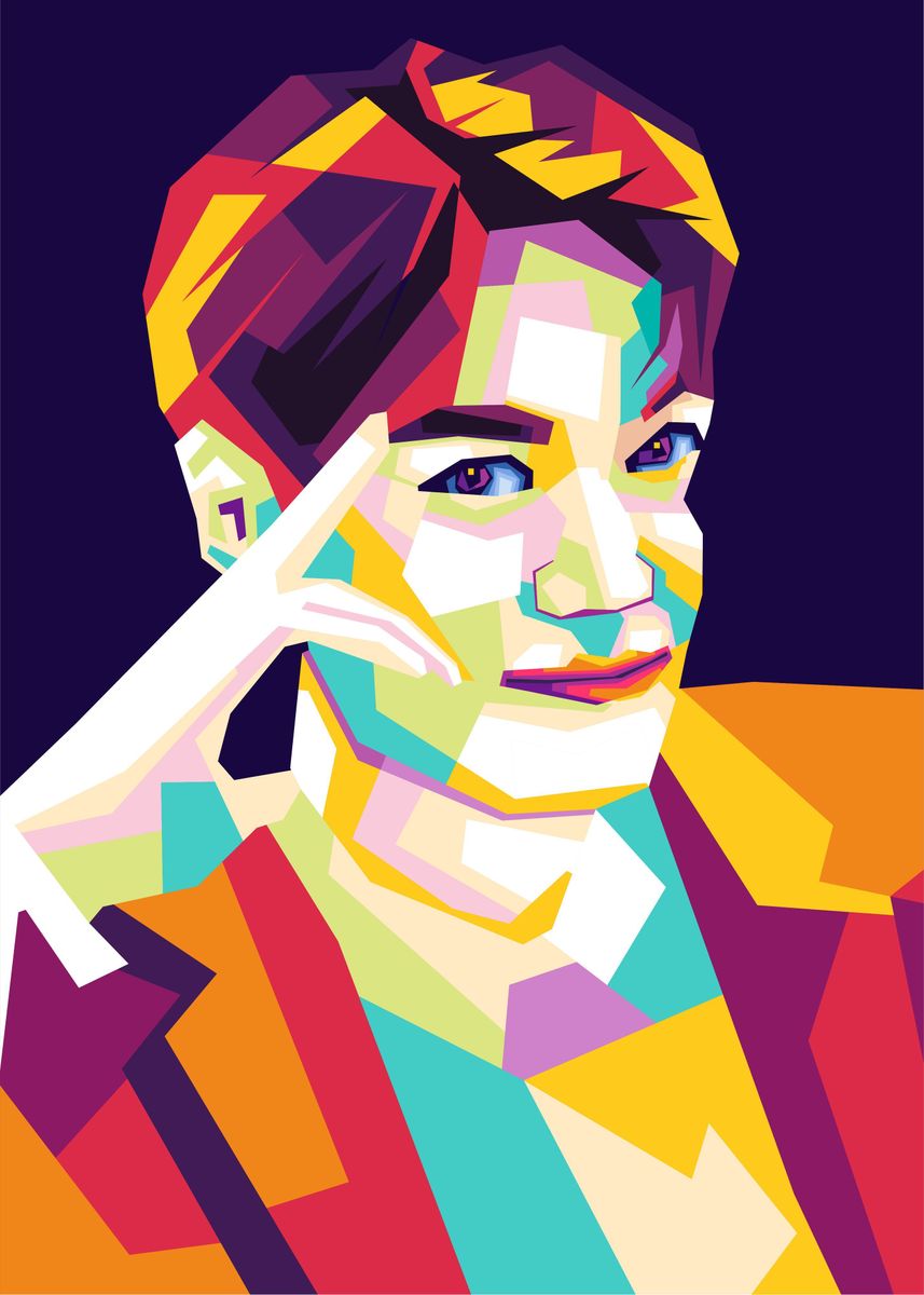 'liminho 5 popart' Poster, picture, metal print, paint by Saidi Say ...