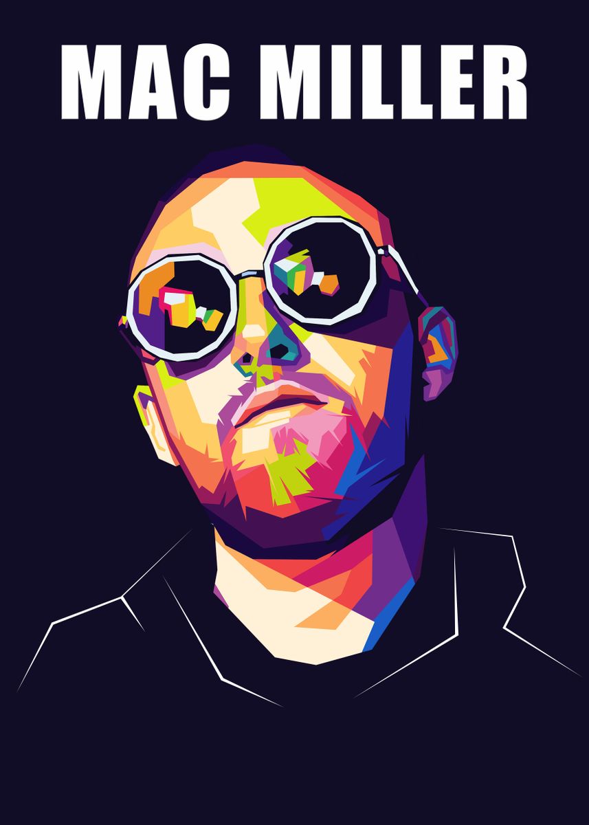 'Mac Miller' Poster by Siksis Art | Displate