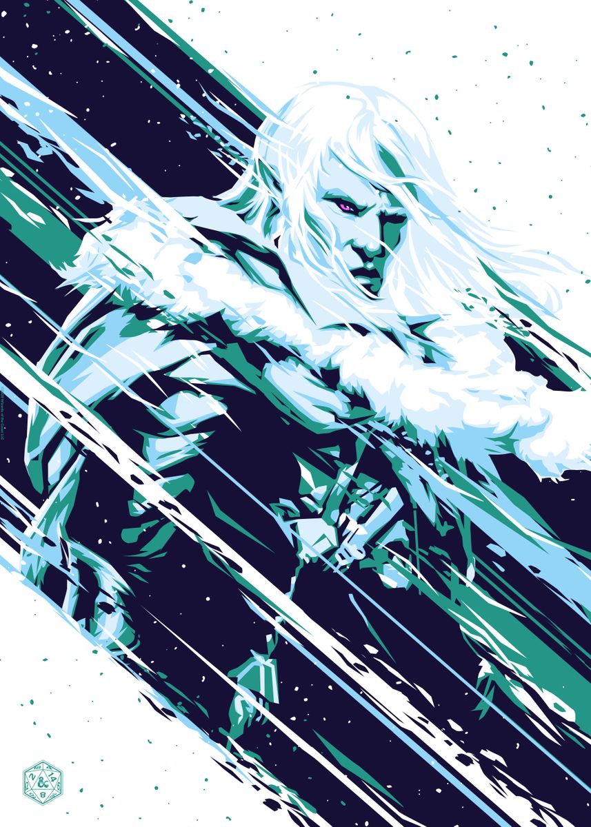 'DRIZZT 3' Poster, picture, metal print, paint by Dungeons and Dragons ...