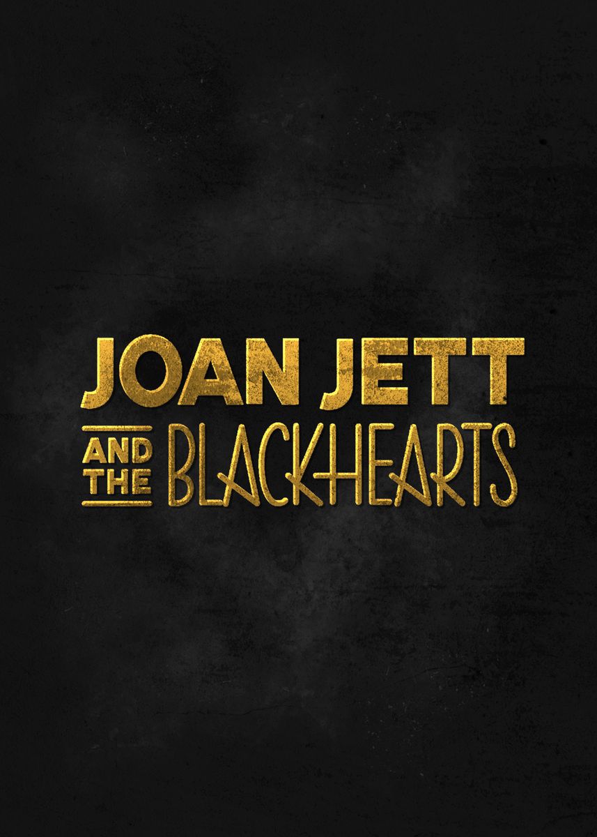 'Joan Jett The Blackhearts' Poster, picture, metal print, paint by ...