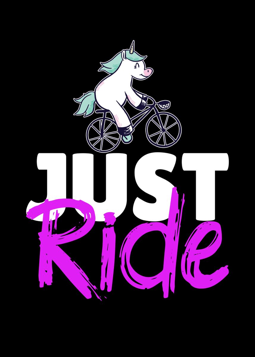 'Just ride' Poster, picture, metal print, paint by Andreas Schellenberg ...