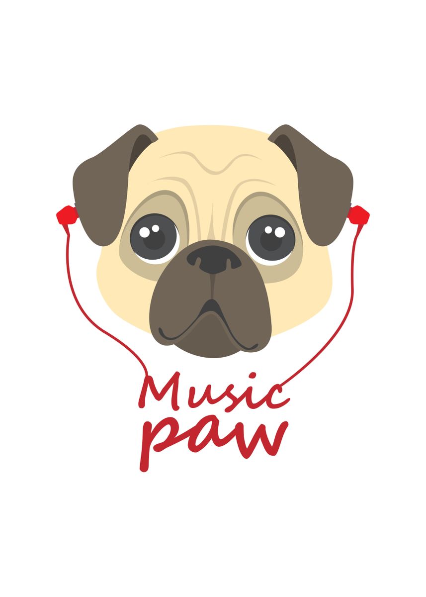 'Music Paw' Poster by TheLoneAlchemist | Displate