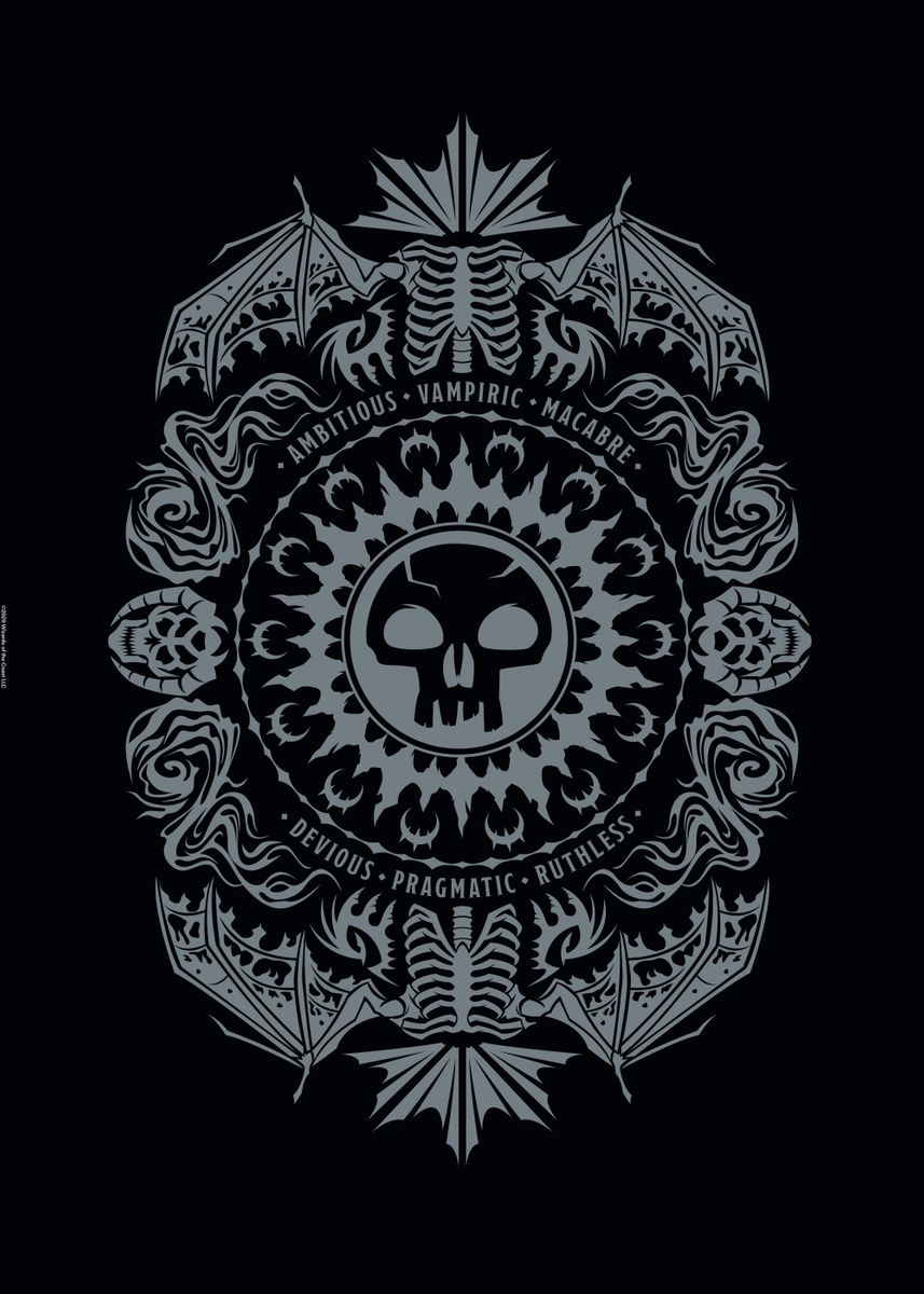 'Black' Poster, picture, metal print, paint by Magic The Gathering ...