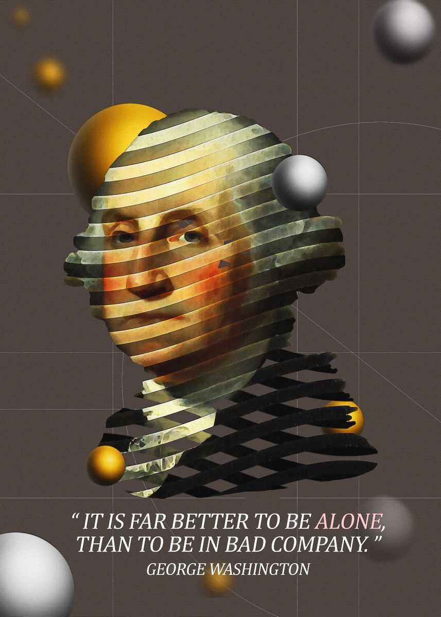 'George Washington' Poster, picture, metal print, paint by The Poster ...