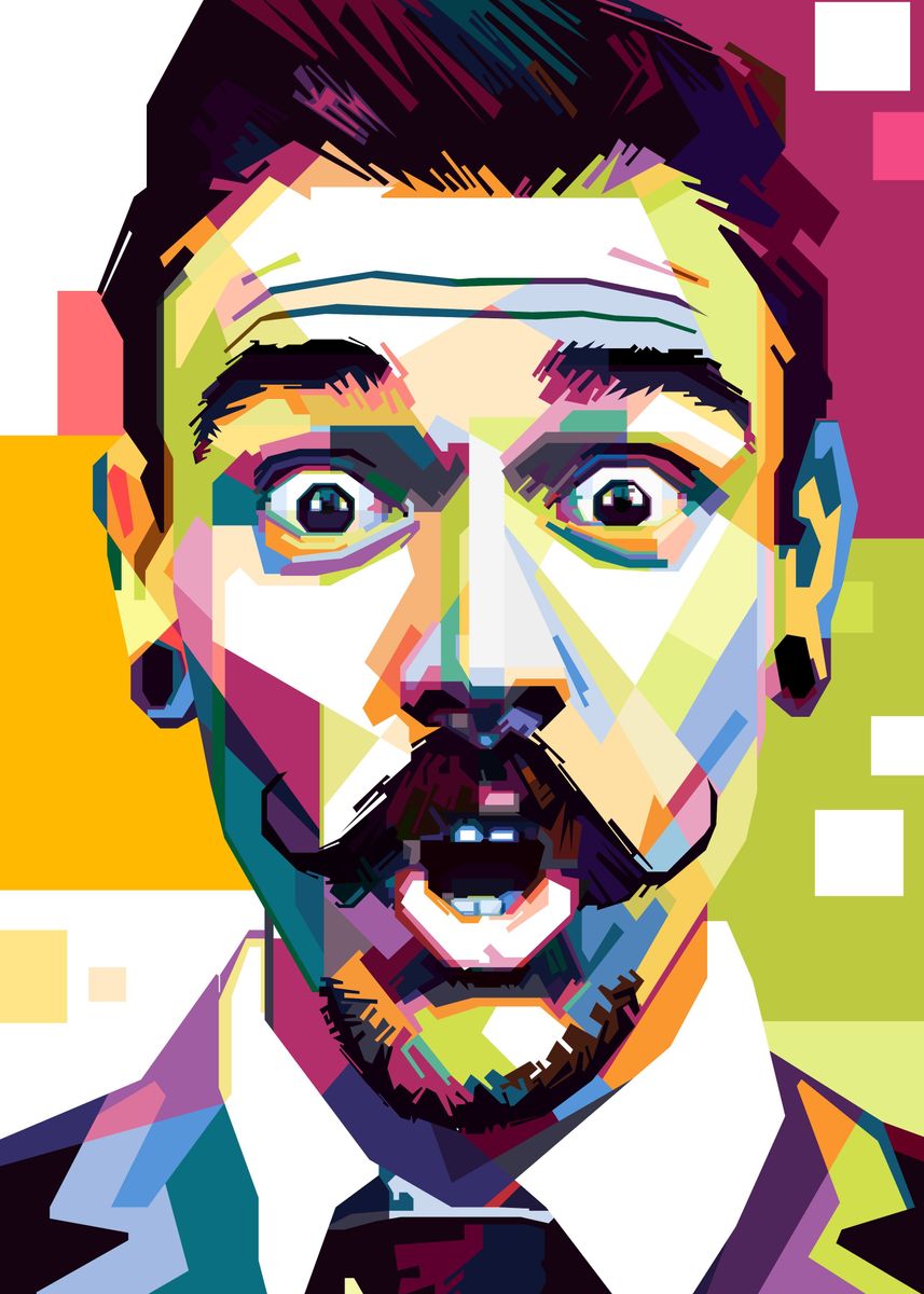 'Sr mustache' Poster, picture, metal print, paint by Fahmi Fatulloh ...