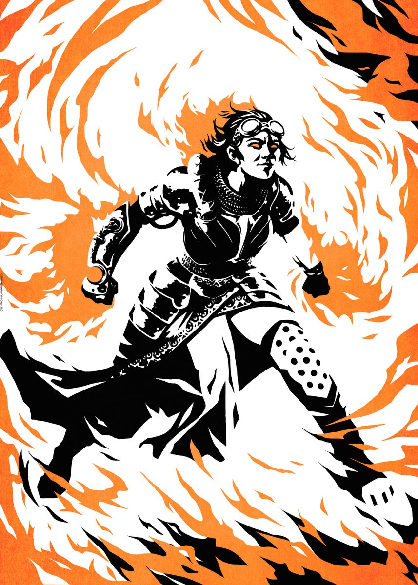 'Chandra the Firebrand' Poster, picture, metal print, paint by Magic ...