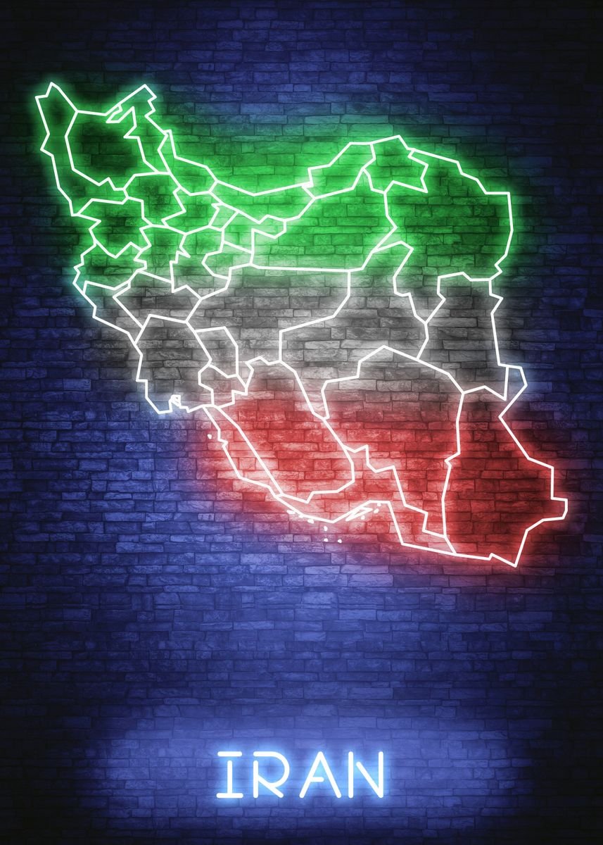 'iran Tehran' Poster, picture, metal print, paint by SplashDesign ...