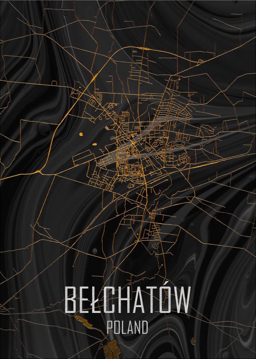 'Belchatow Poland' Poster, picture, metal print, paint by Coconut ...